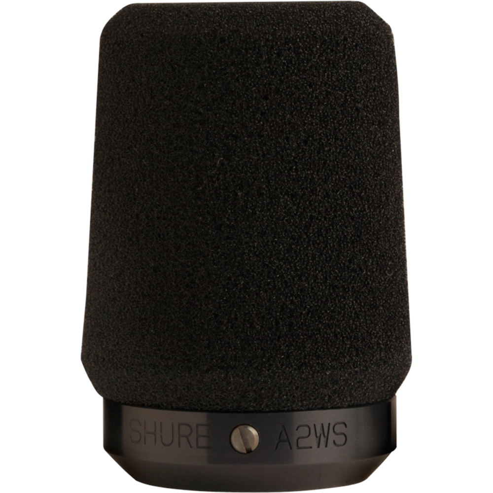 Shure A2WS-BLK windscherm met bevestigingssysteem - DJLicht.nl